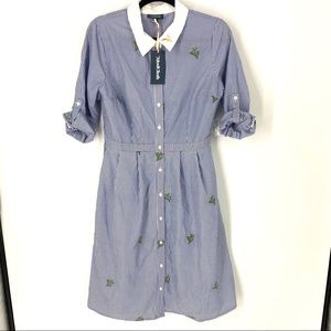 Modcloth | Dresses | Modcloth Cactus Pin Stripe Dress Sz Nwt | Poshmark